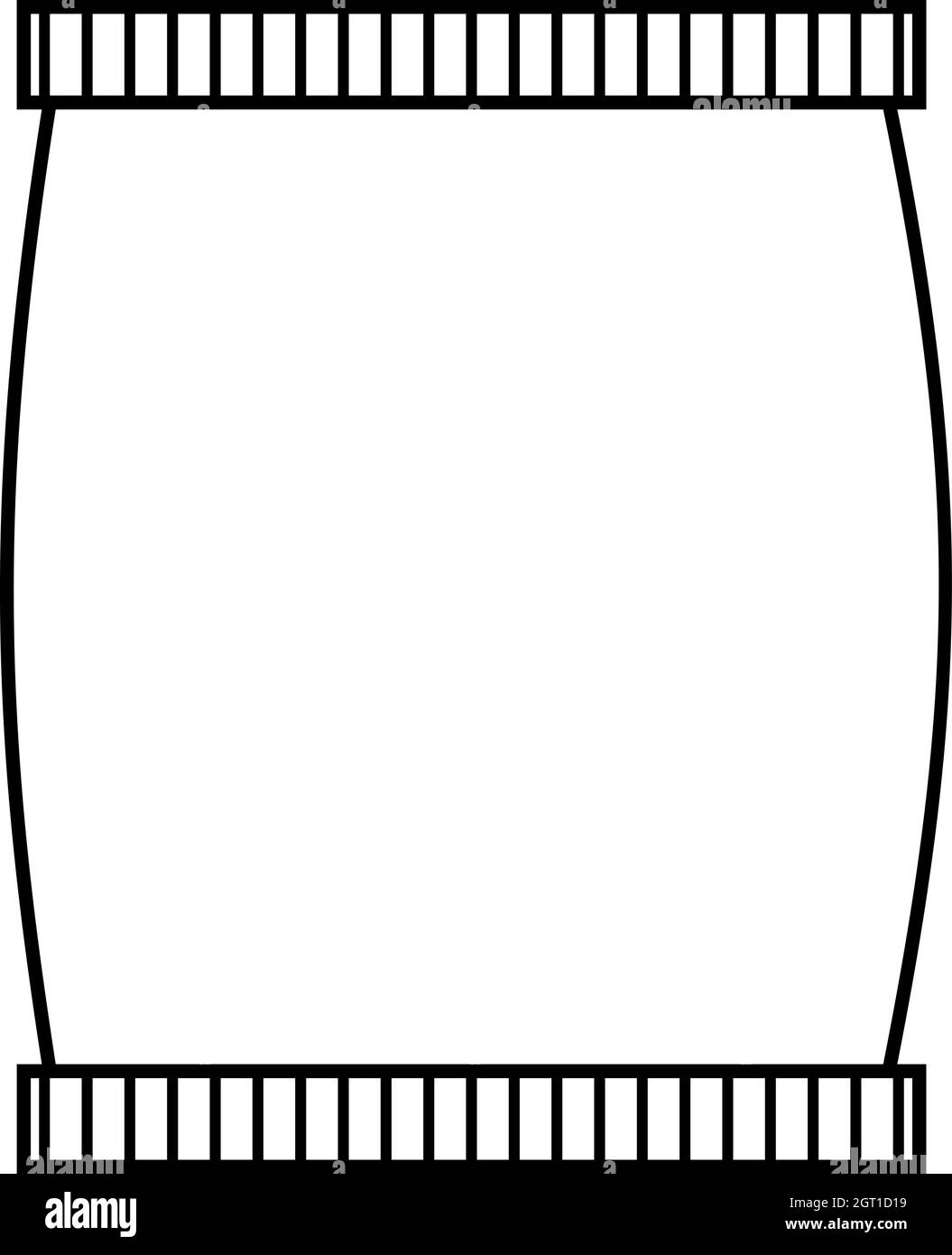 Plastic bottle icon outline style Black and White Stock Photos & Images ...