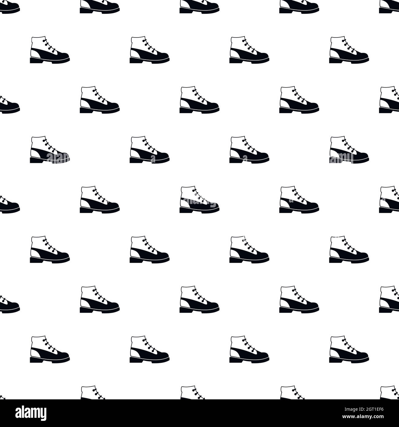Boot pattern, simple style Stock Vector Image & Art - Alamy