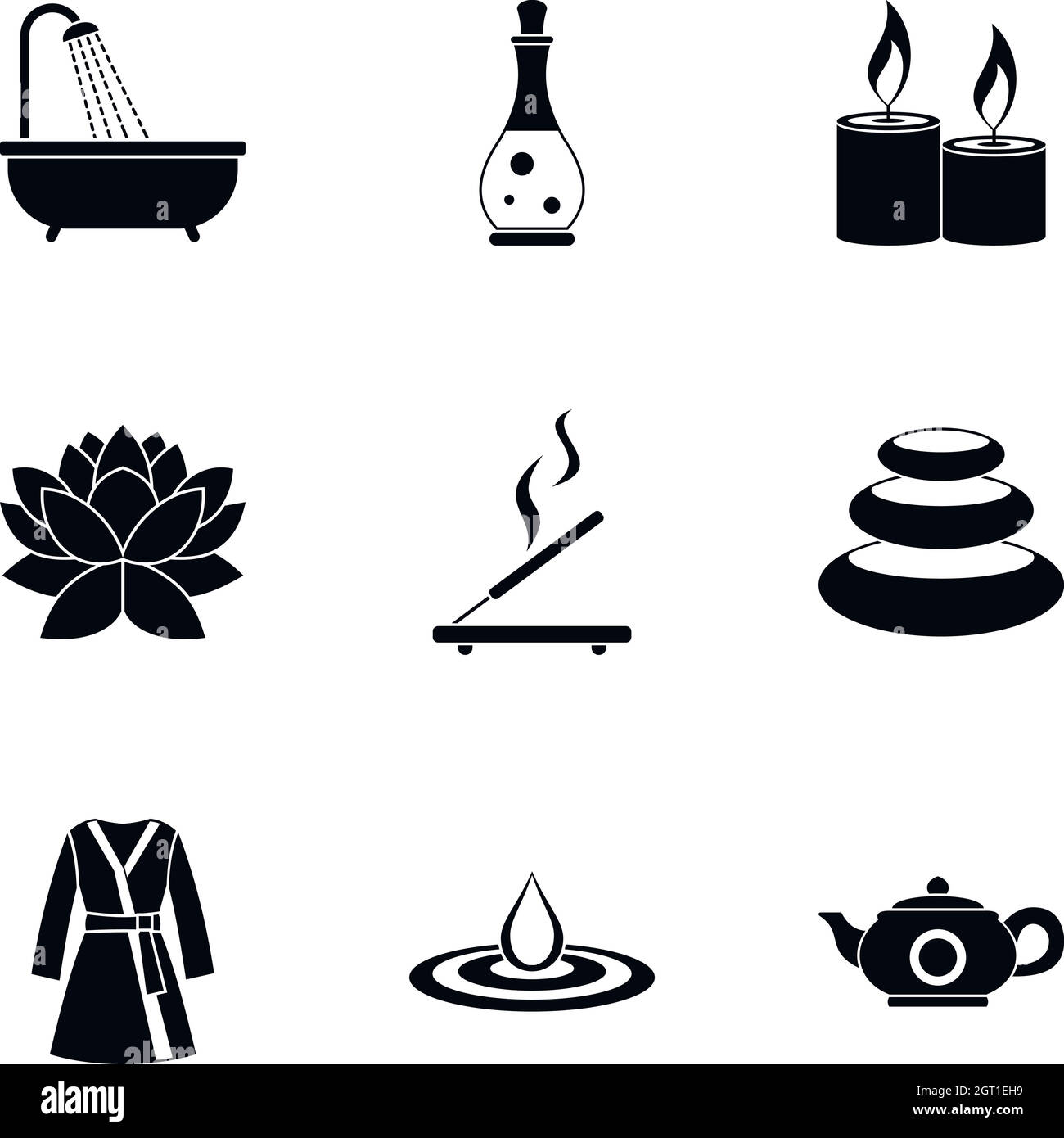 Natural skin care vector Stock Vector Images - Alamy