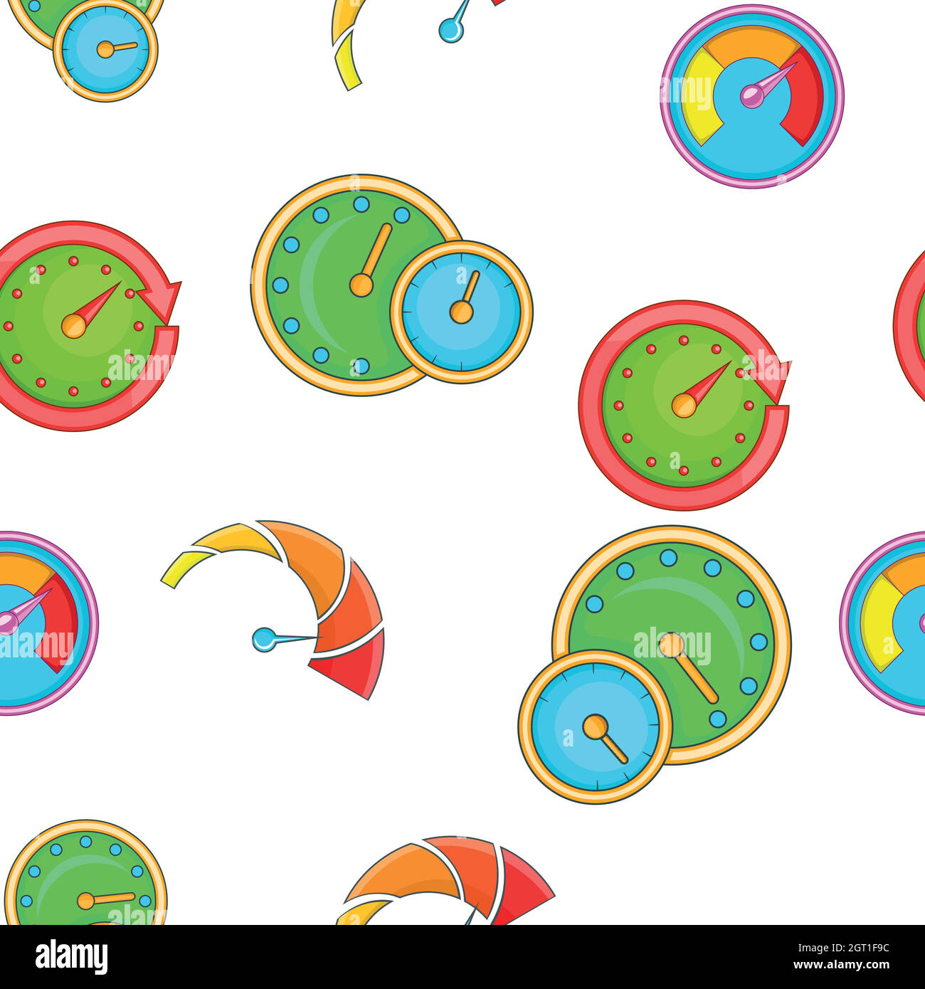 Speed measurement pattern, cartoon style Stock Vector Image & Art - Alamy