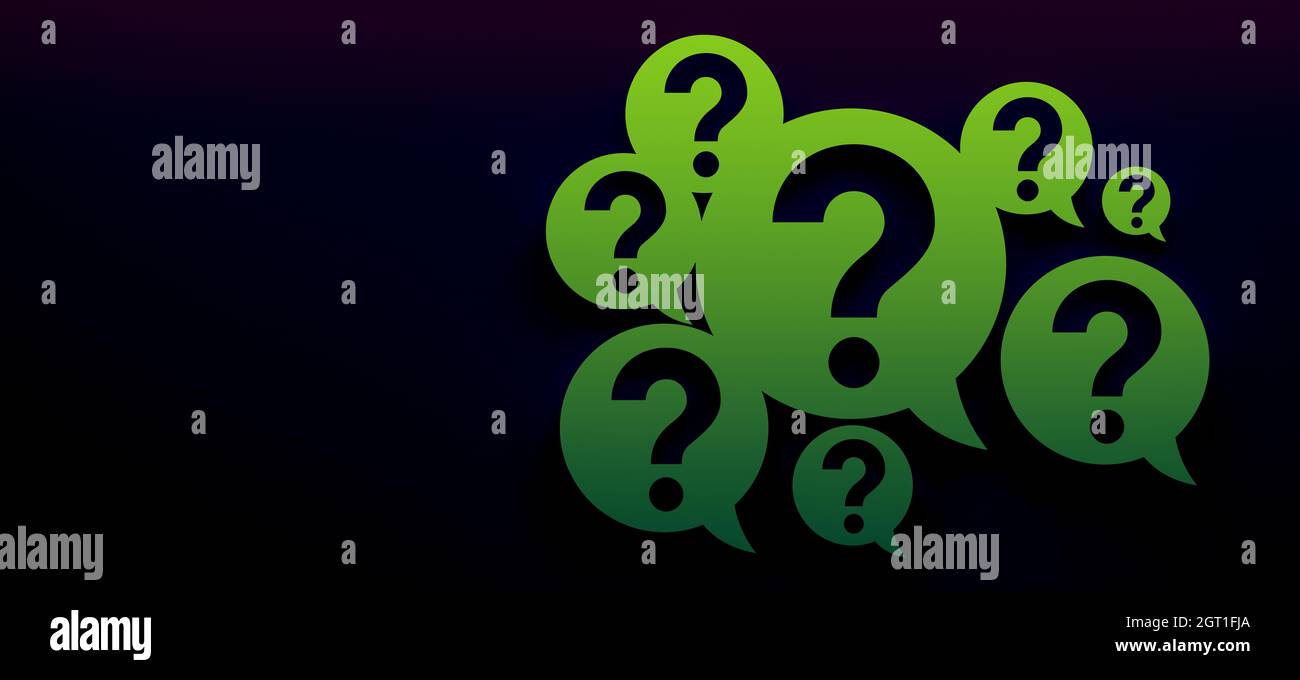 Multi colored Question marks Stock Photo - Alamy