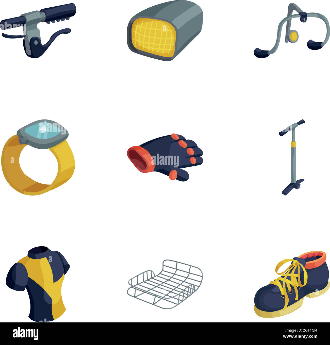 Bicycle equipment icons set, cartoon style Stock Vector Image & Art - Alamy Bicycle equipment icons set, cartoon style Stock Vector Image & Art - Alamy