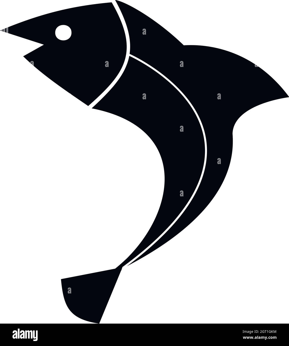 Fish icon, simple style Stock Vector Image & Art - Alamy