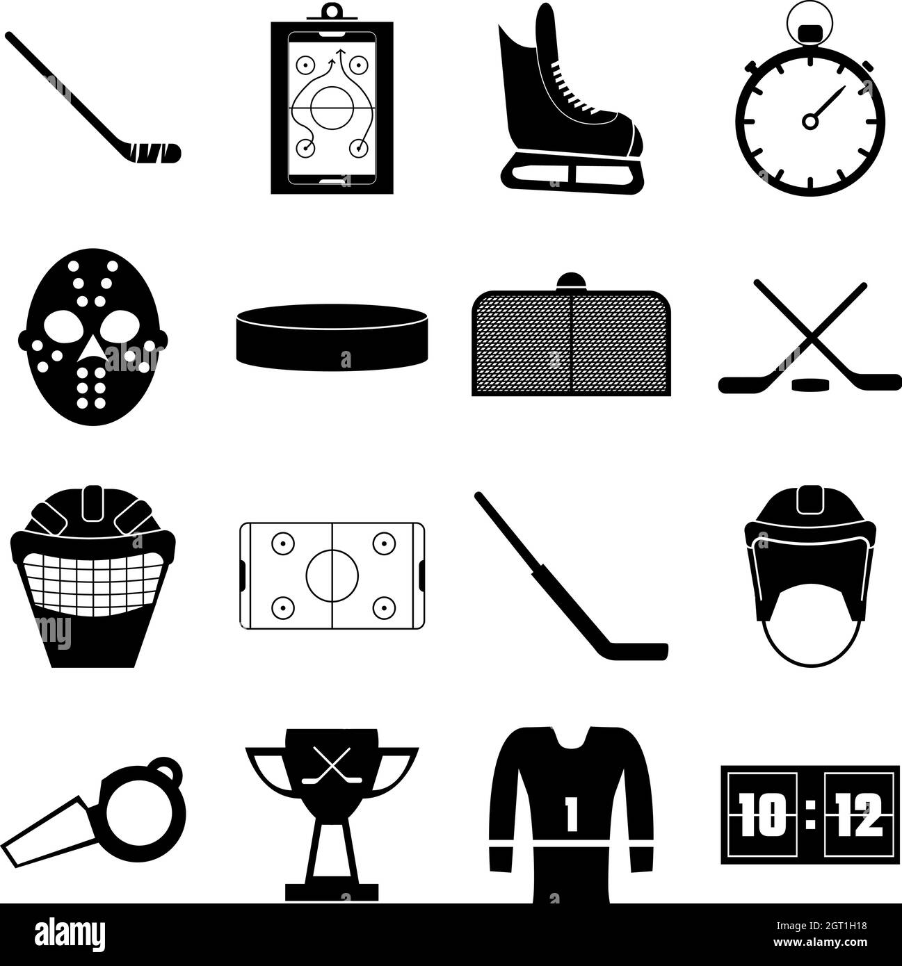 Physical activity set Black and White Stock Photos & Images - Alamy