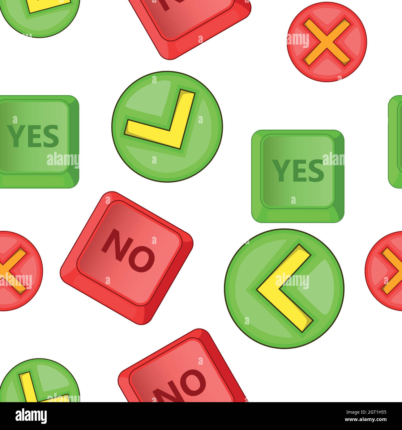 Click and selection pattern, cartoon style Stock Vector Image & Art - Alamy