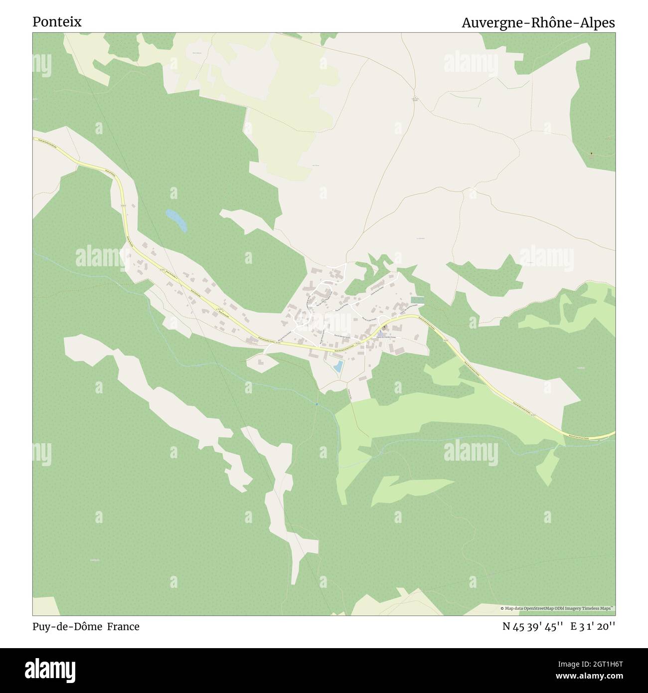 Map of ponteix hi-res stock photography and images - Alamy