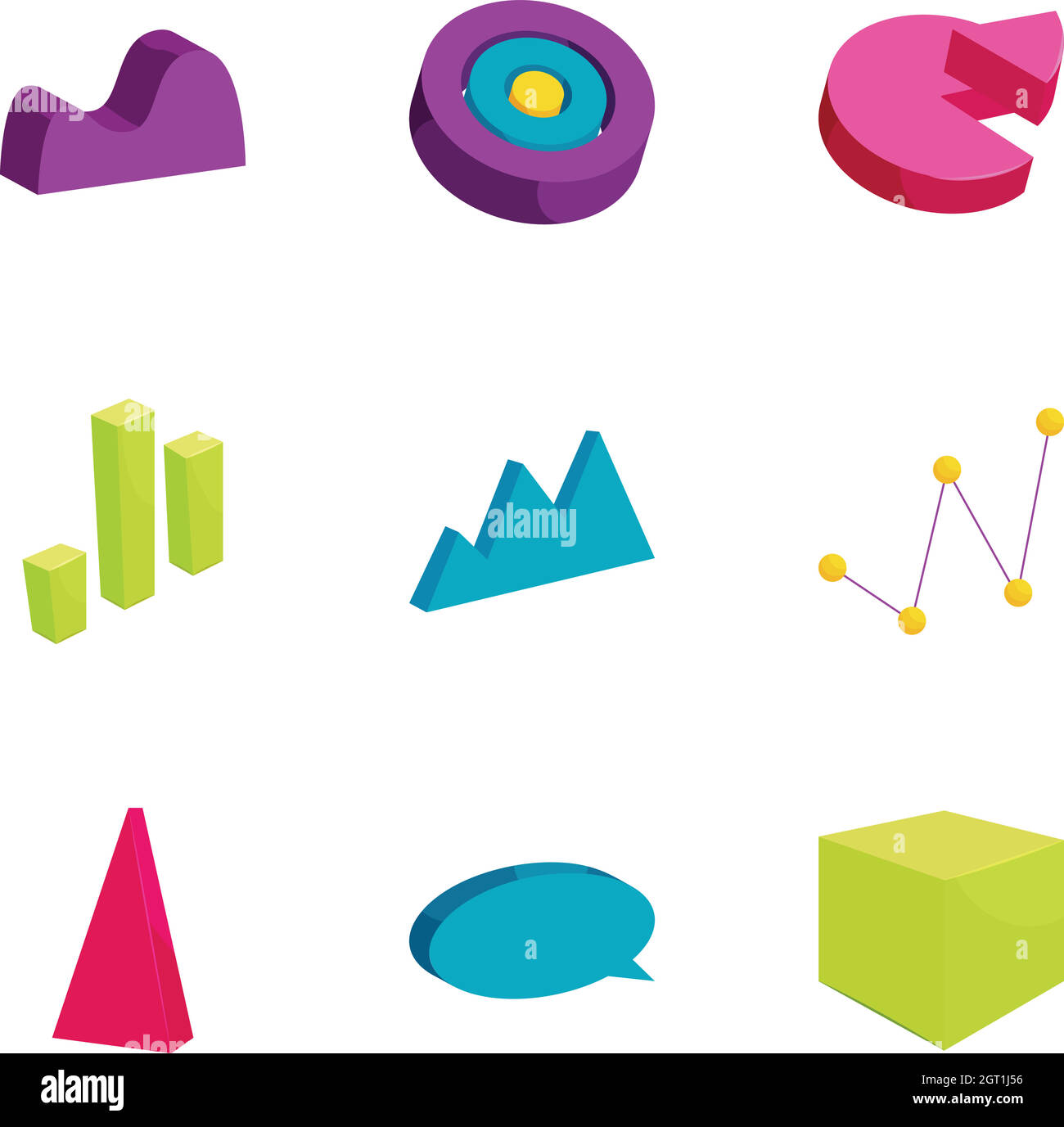 Cartoon style illustration bar graph hi-res stock photography and ...