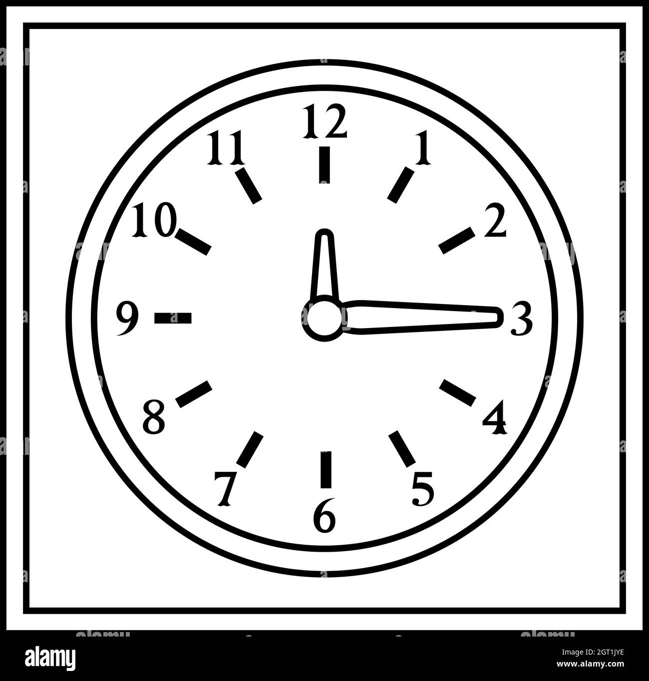 Clock square hi-res stock photography and images - Alamy