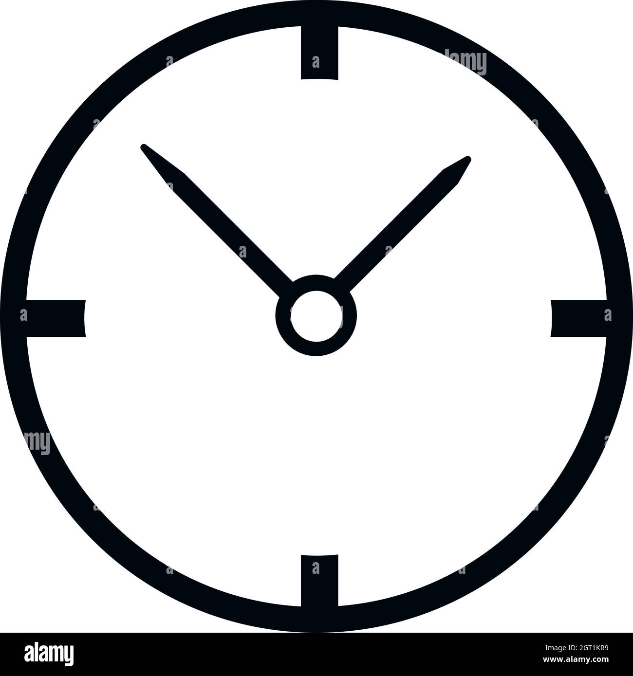 Small wall clock icon, simple style Stock Vector Image & Art - Alamy