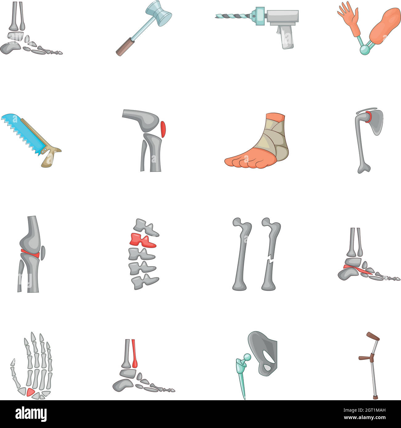 Medicine joint treatment orthopedic Cut Out Stock Images & Pictures - Alamy