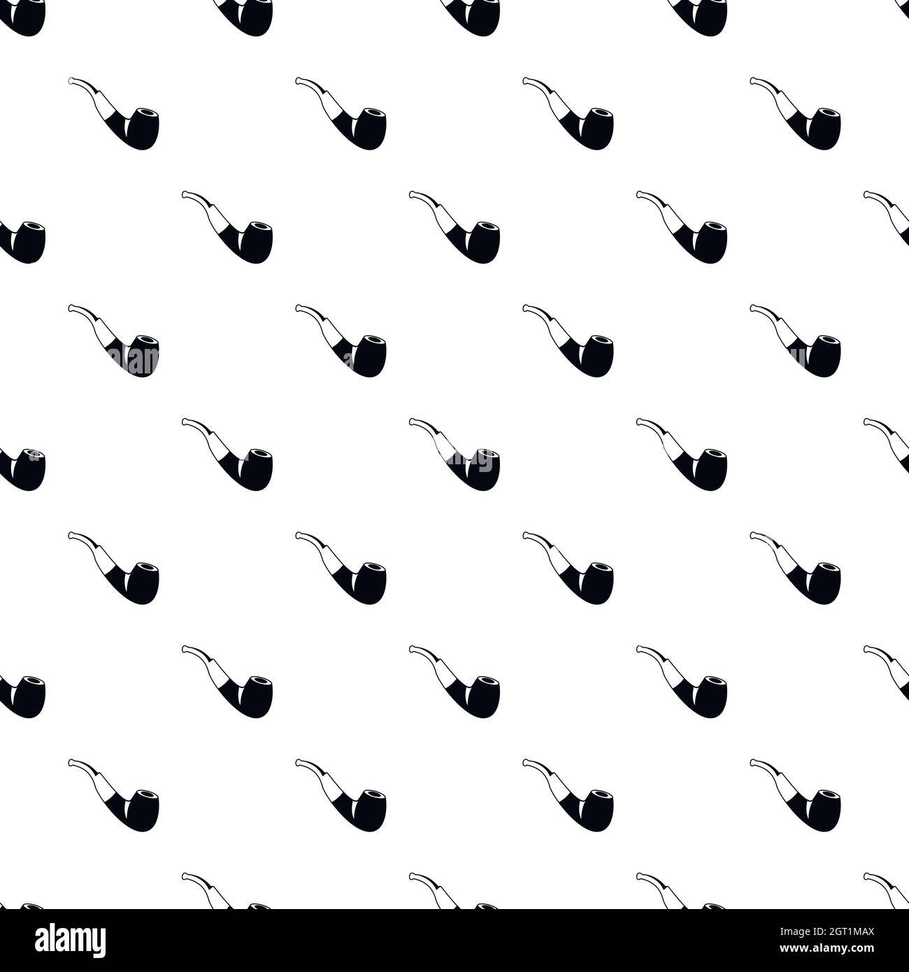 Smoking pipe pattern, simple style Stock Vector Image & Art - Alamy