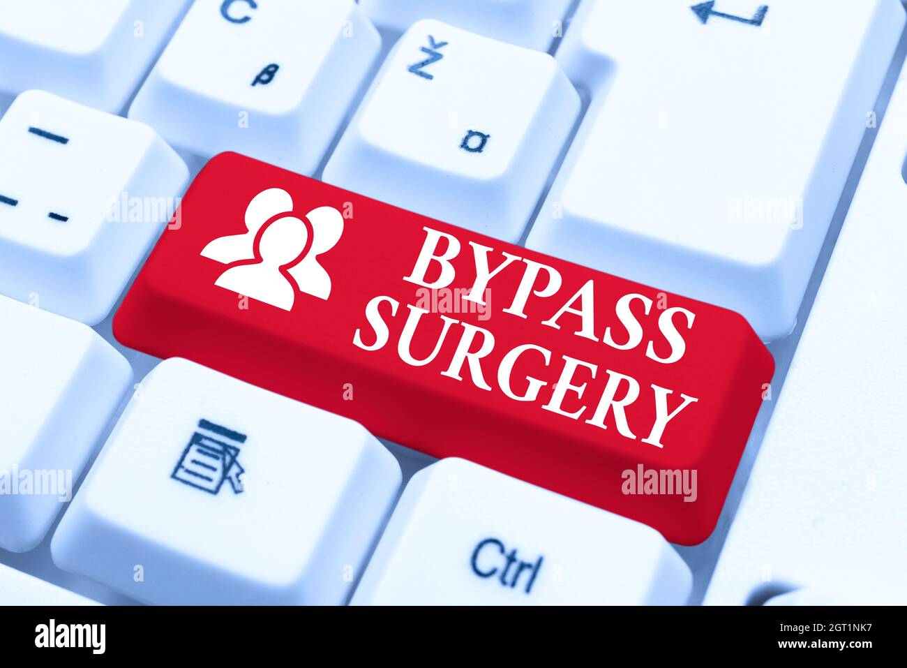 Sign displaying Bypass Surgery. Word for type of surgery that improves ...