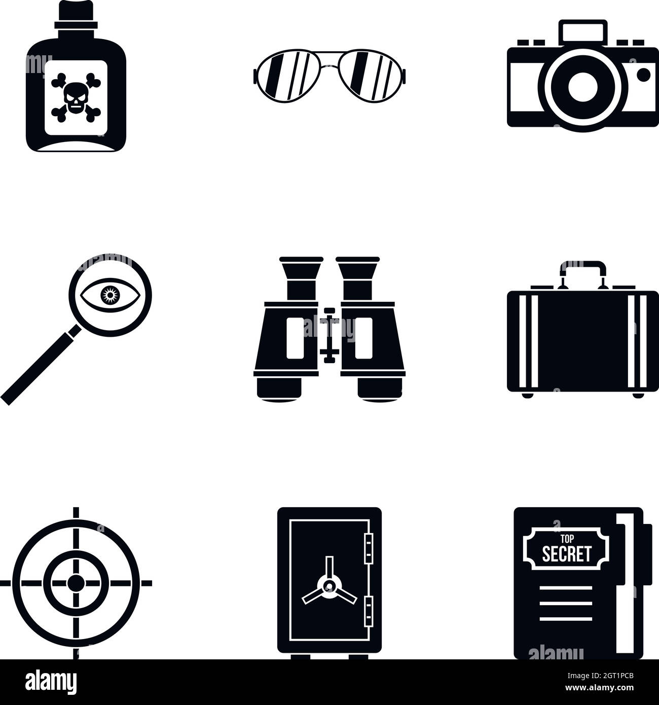 Surveillance illustration vector Stock Vector Images - Alamy