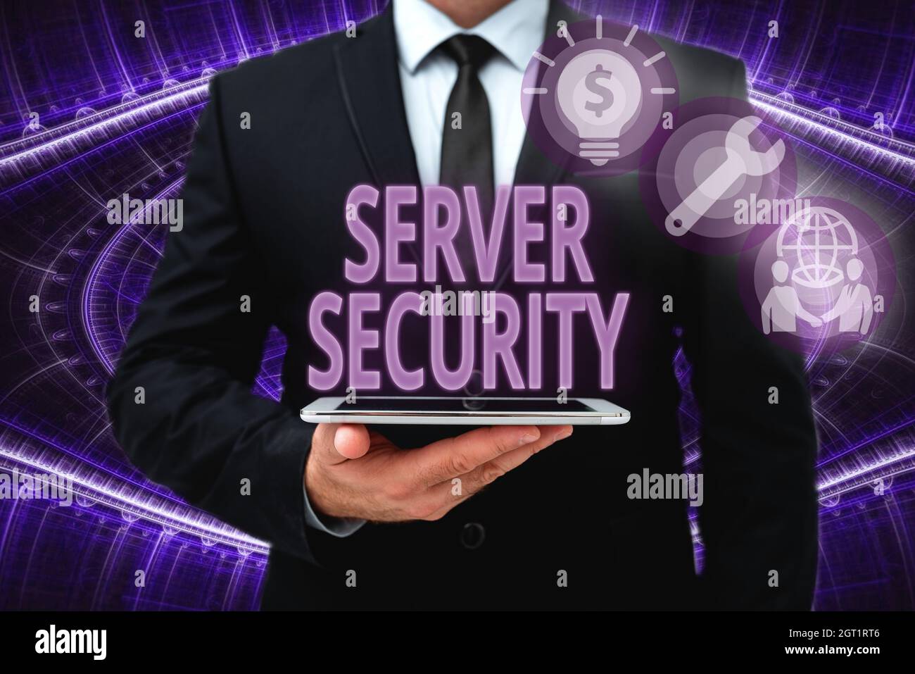 Conceptual caption Server Security. Word Written on web server that ... Conceptual caption Server Security. Word Written on web server that ...