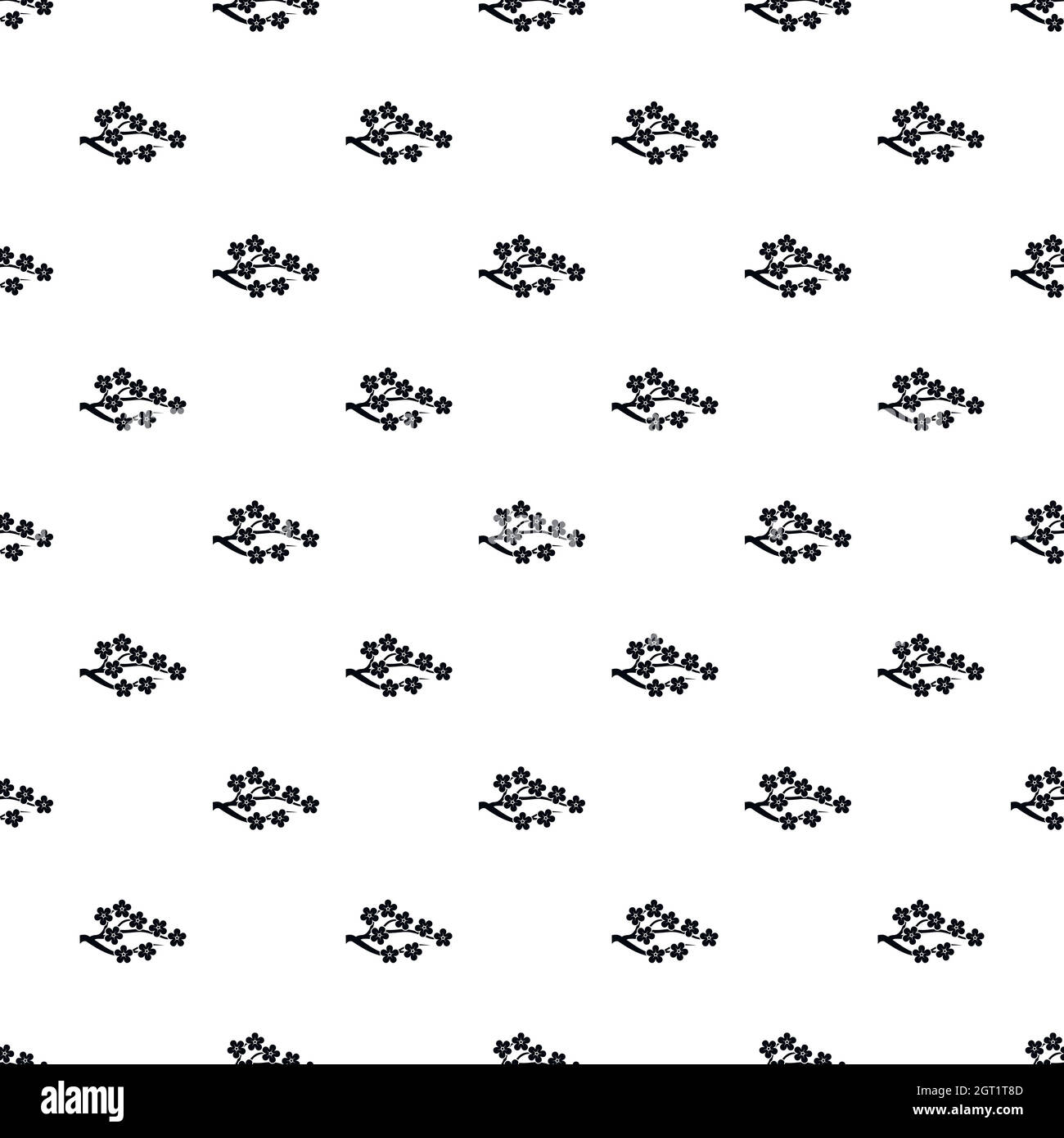 Sakura blooming cherry branch Stock Vector Images - Alamy