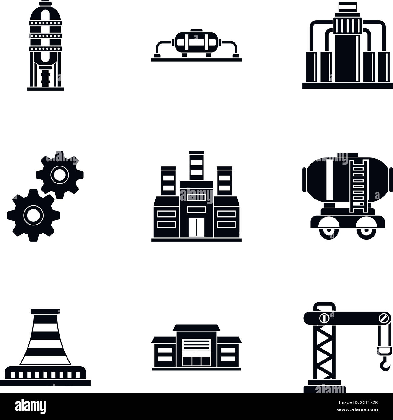 Collection drawn icons simple Cut Out Stock Images & Pictures - Alamy