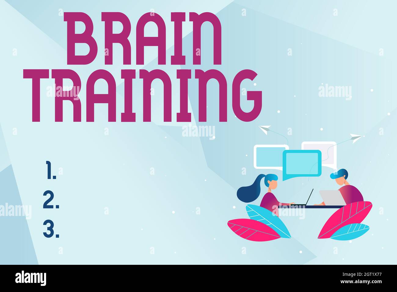 Text showing inspiration Brain Training. Business concept mental ...