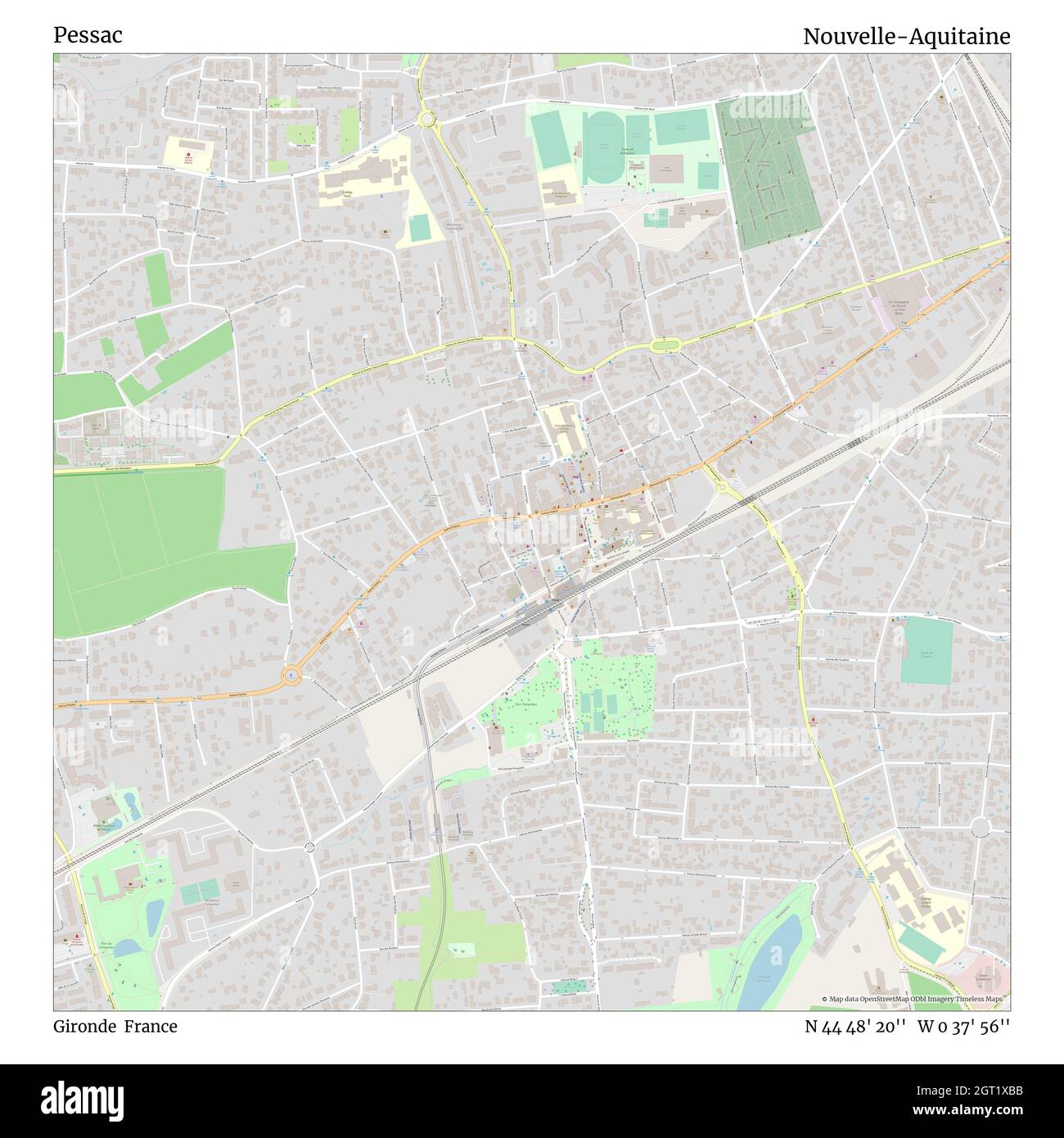 Pessac map hi-res stock photography and images - Alamy