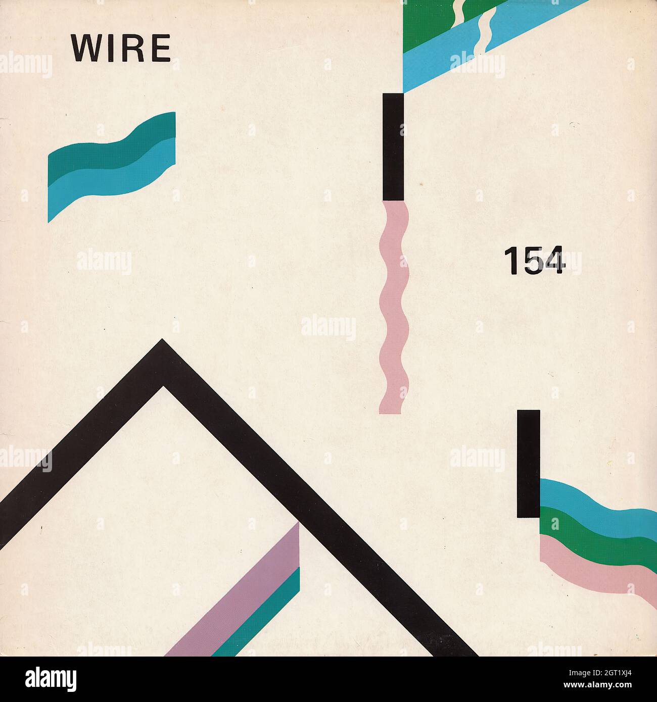 Wire - 154 - Vintage Vinyl Record Cover Stock Photo - Alamy