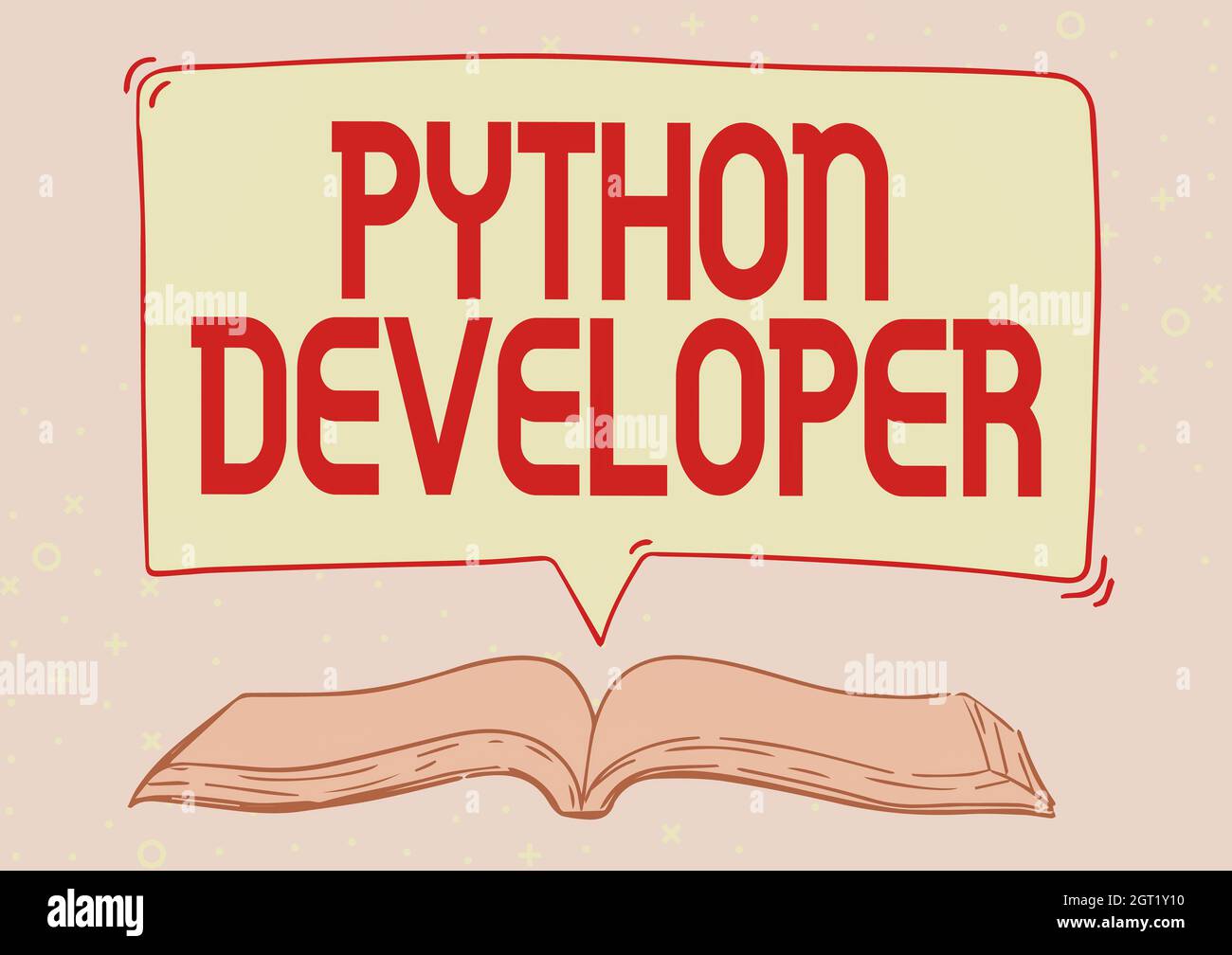 Inspiration showing sign Python Developer. Concept meaning responsible for writing serverside ...