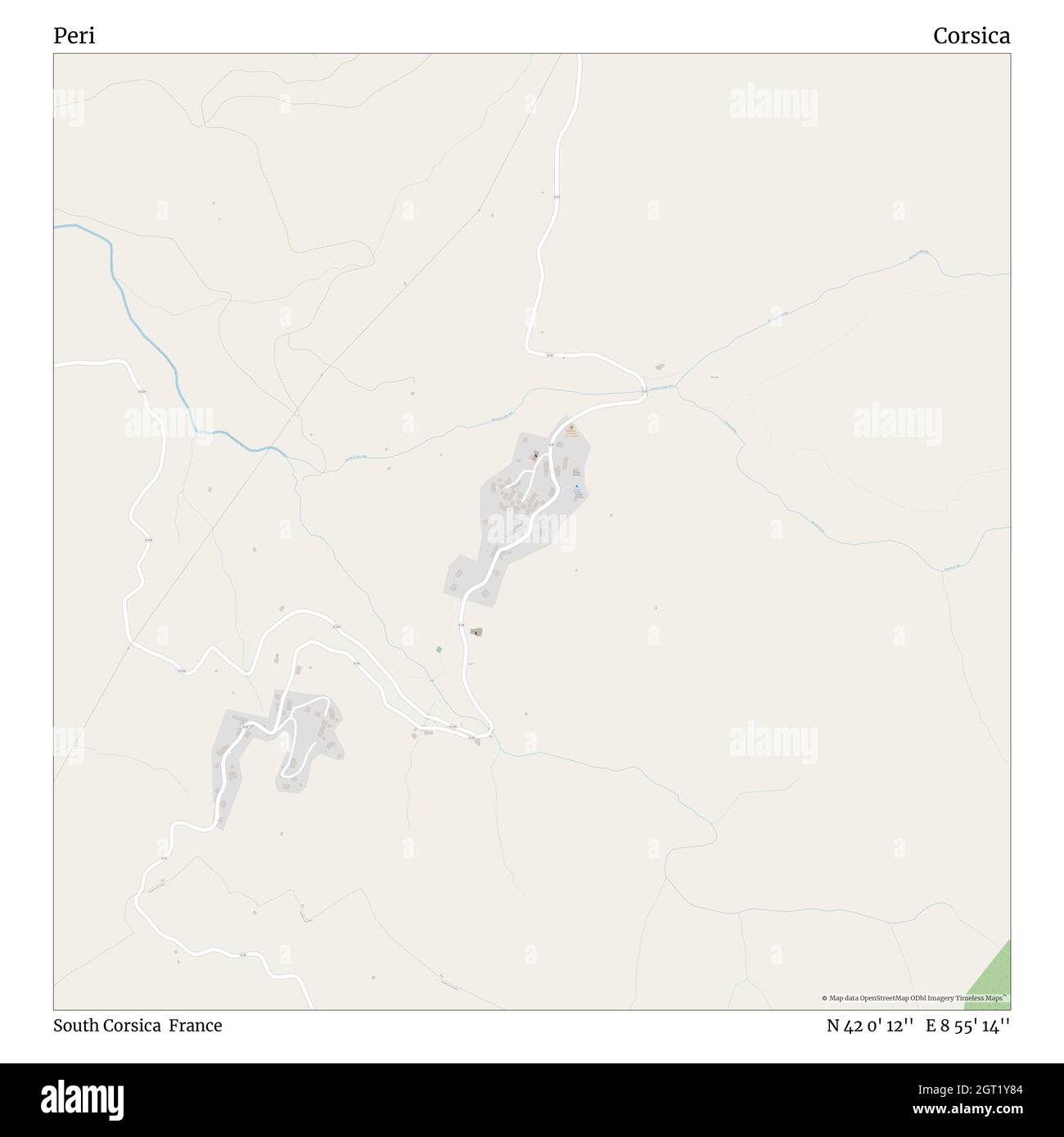 Peri, South Corsica, France, Corsica, N 42 0' 12'', E 8 55' 14'', map ...