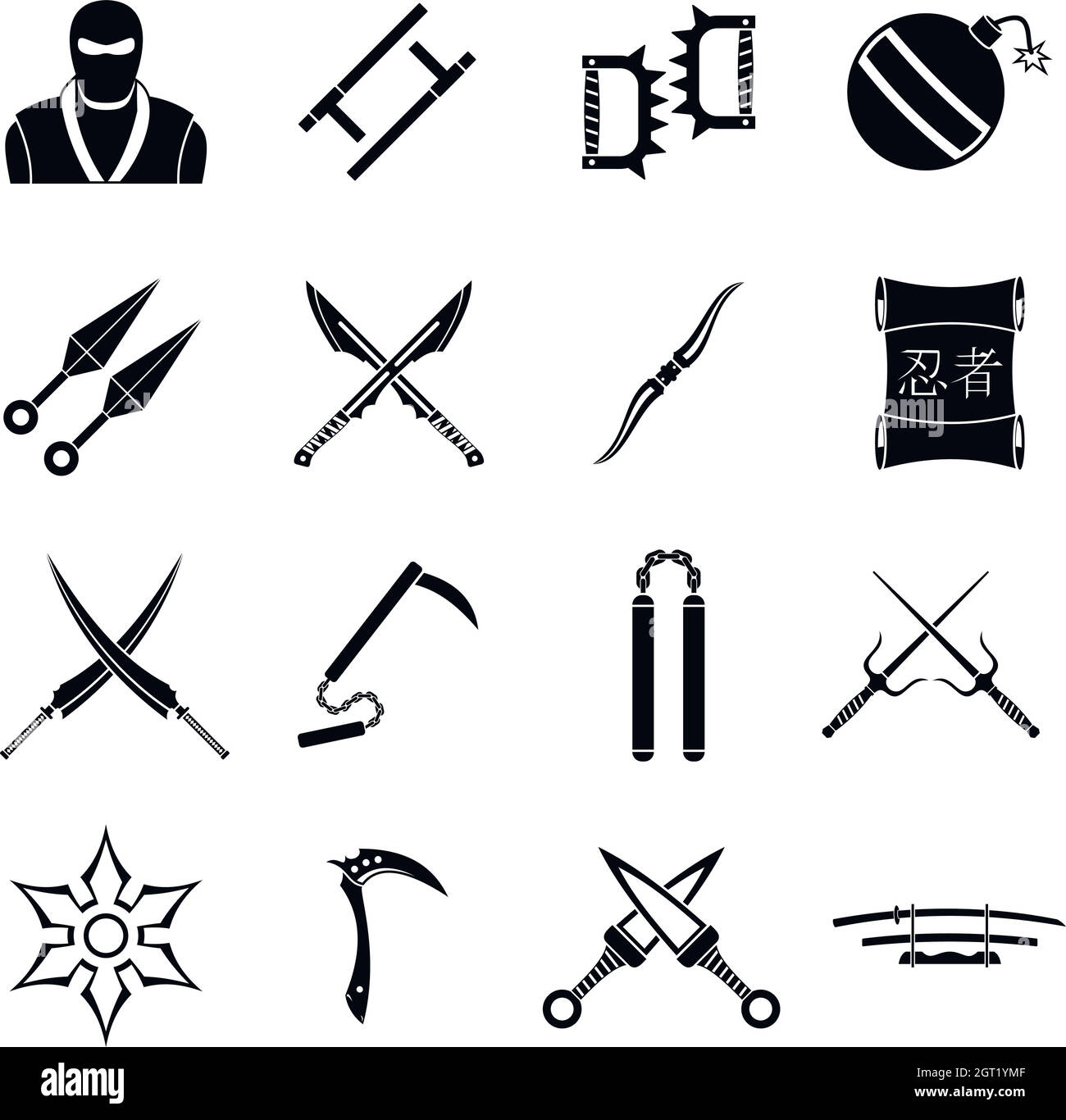 Ninja boy Stock Vector Images - Alamy