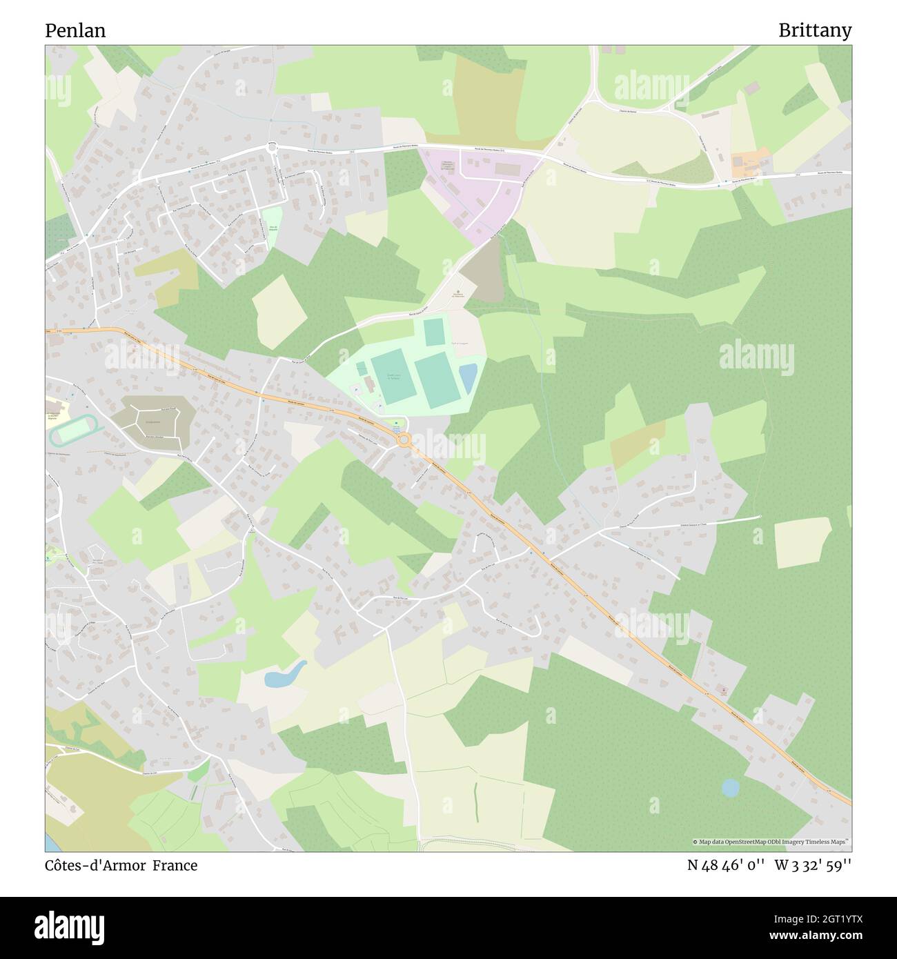 Penlan, Côtes-d'Armor, France, Brittany, N 48 46' 0'', W 3 32' 59 ...