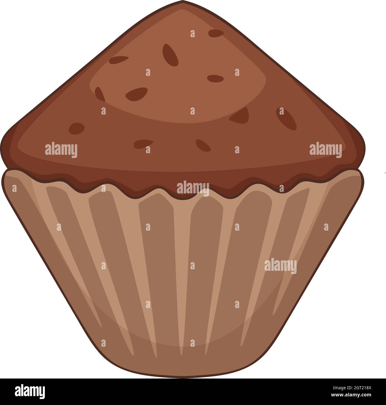 Cupcake background design Stock Vector Images - Alamy