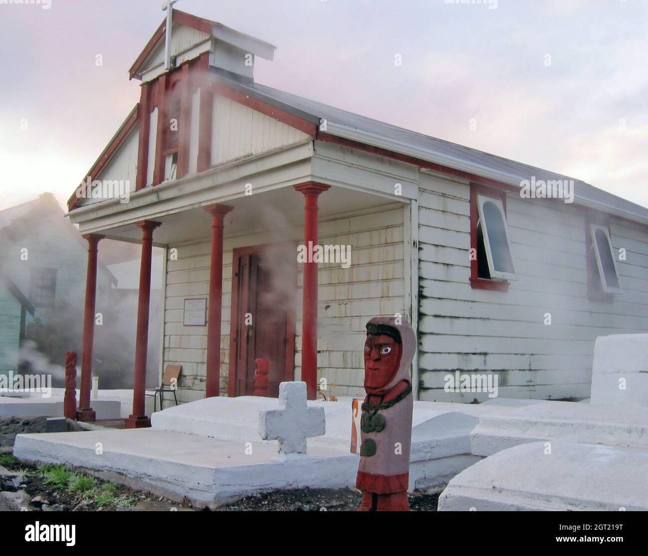 Maori historic catholic church rotorua hi-res stock photography and ...