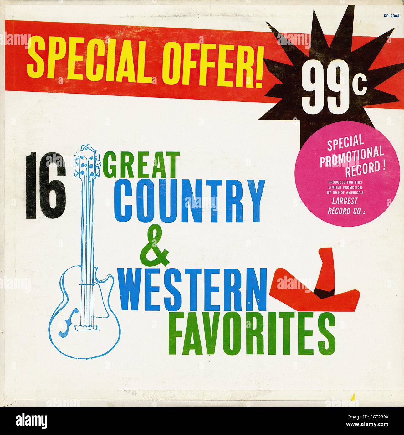 16 Great Country & Western Favorites - Vintage Country Music Album ...
