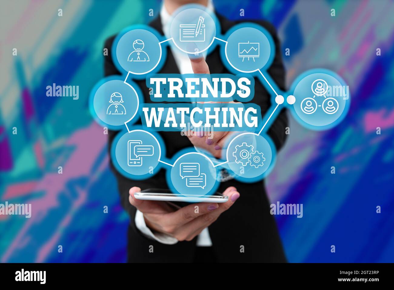 Text showing inspiration Trends Watching. Word Written on change or ...