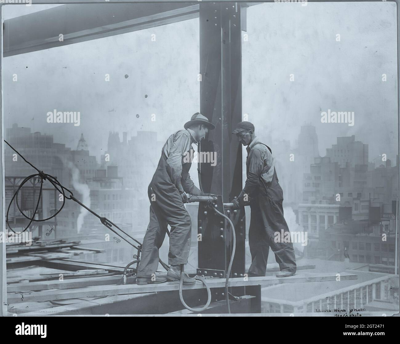 Empire State Building Construction Lewis Hine