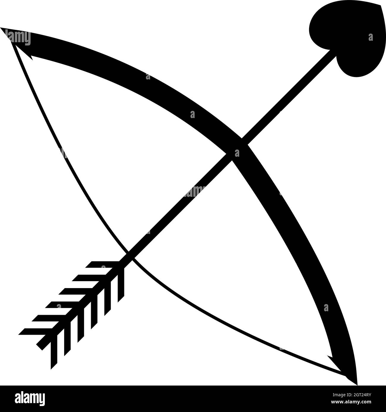 Cupids bow icon, simple style Stock Vector Image & Art - Alamy