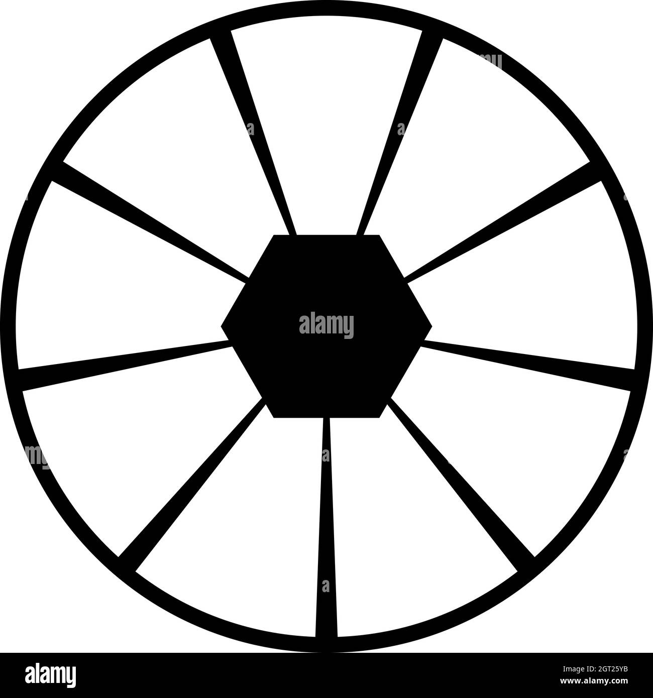 Round circle icon, simple style Stock Vector Image & Art - Alamy