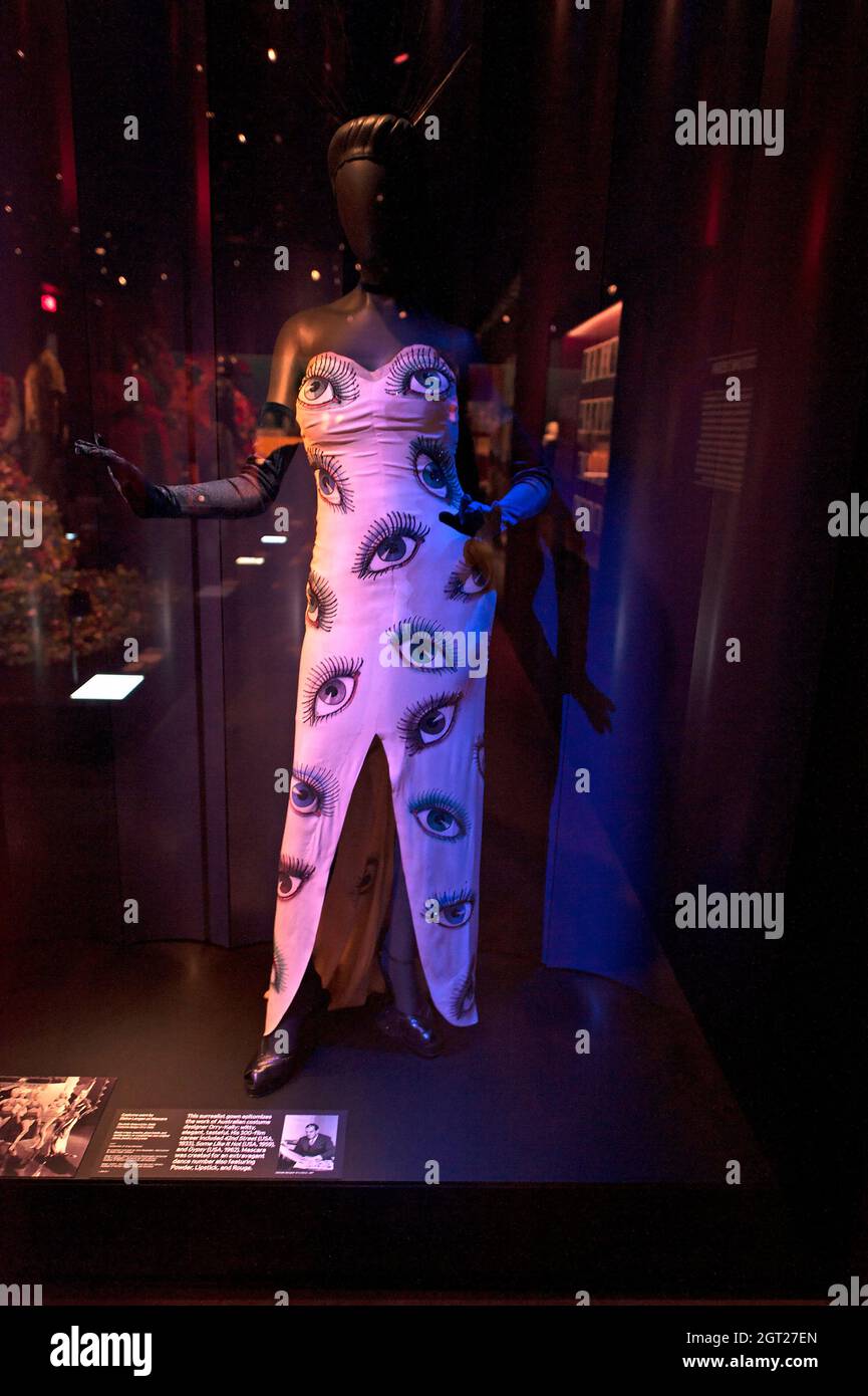 Surrealist inspired costume at the Academy Museum of Motion Pictures in ...