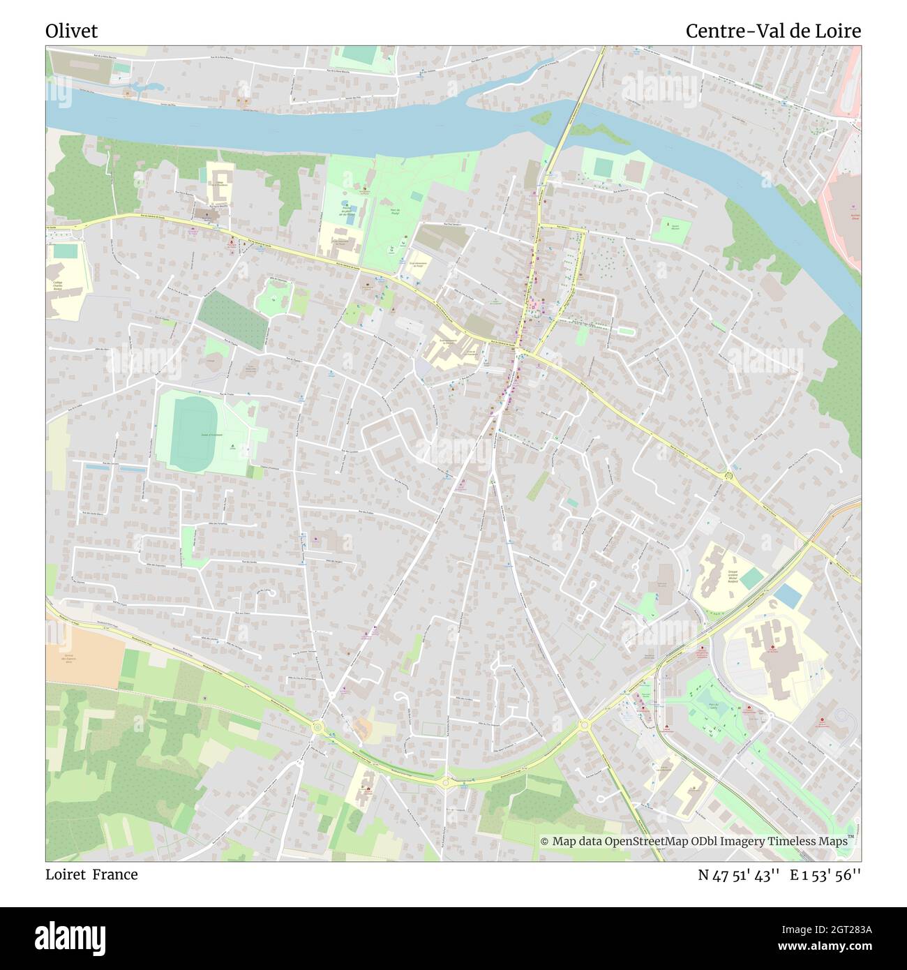 Olivet map hi-res stock photography and images - Alamy