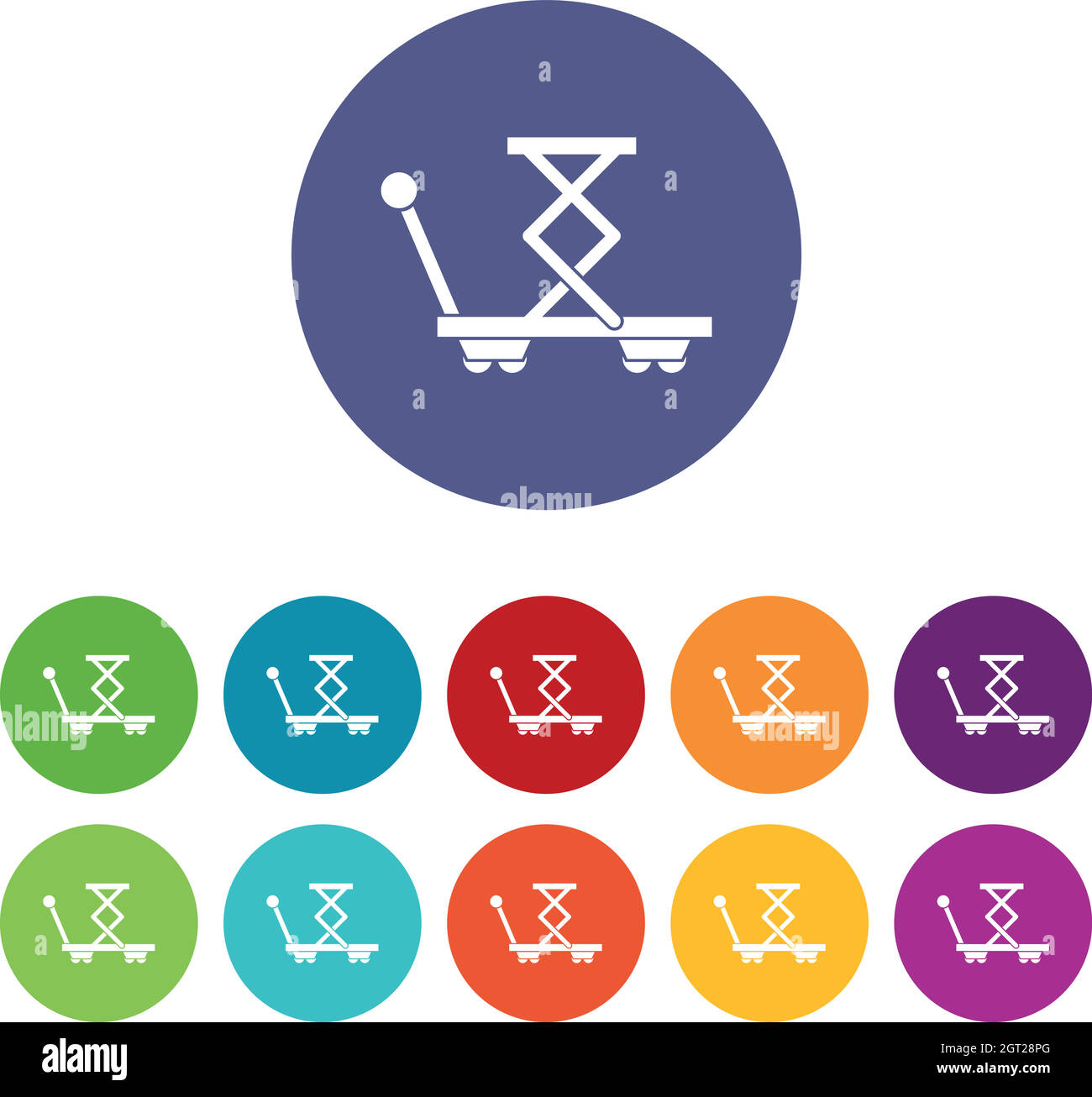 Lifting equipment icons hi-res stock photography and images - Alamy