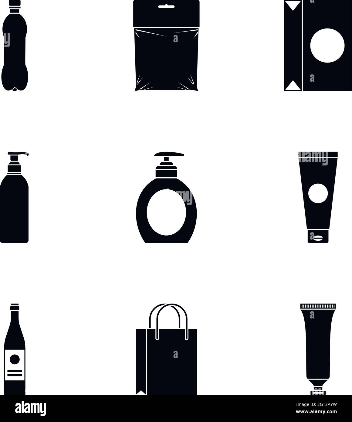 Packing icons set, simple style Stock Vector Image & Art - Alamy