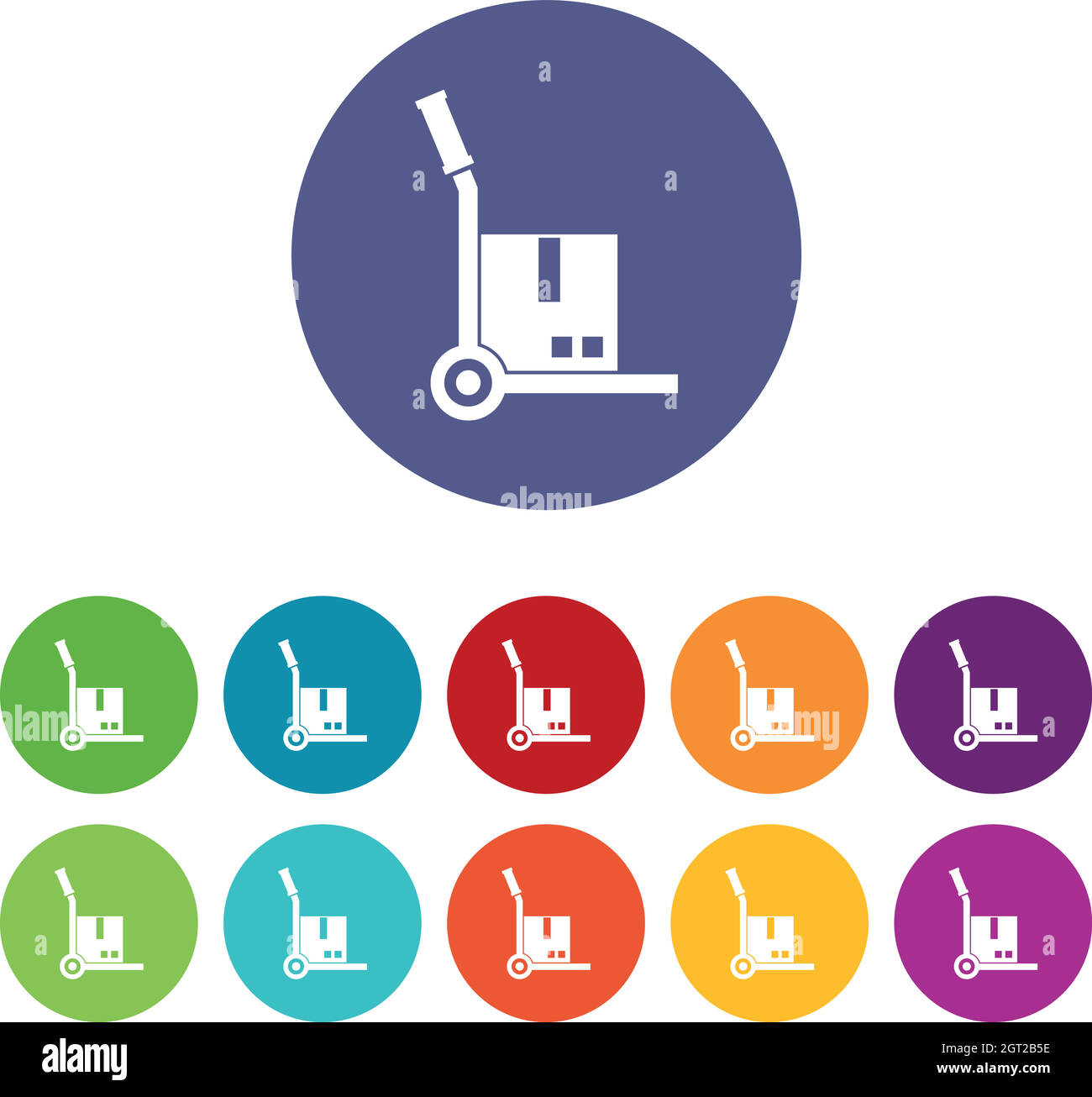 Set truck delivery cargo Stock Vector Images - Alamy