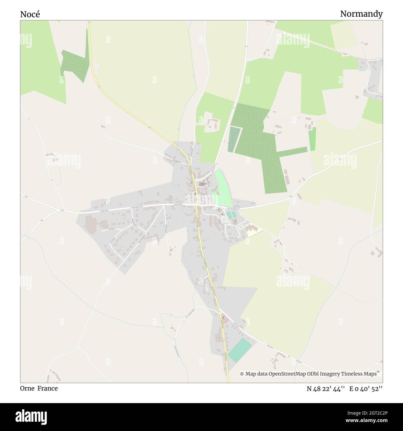 Nocé, Orne, France, Normandy, N 48 22' 44'', E 0 40' 52'', map ...