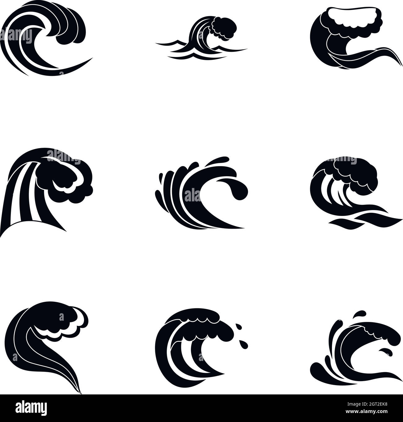 Quiet ocean water Stock Vector Images - Alamy