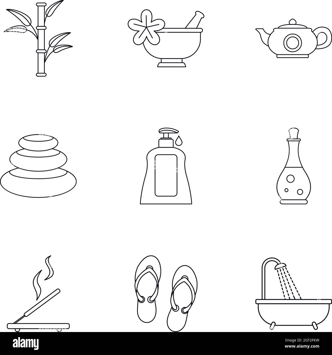 Vector beauty set Stock Vector Images - Alamy