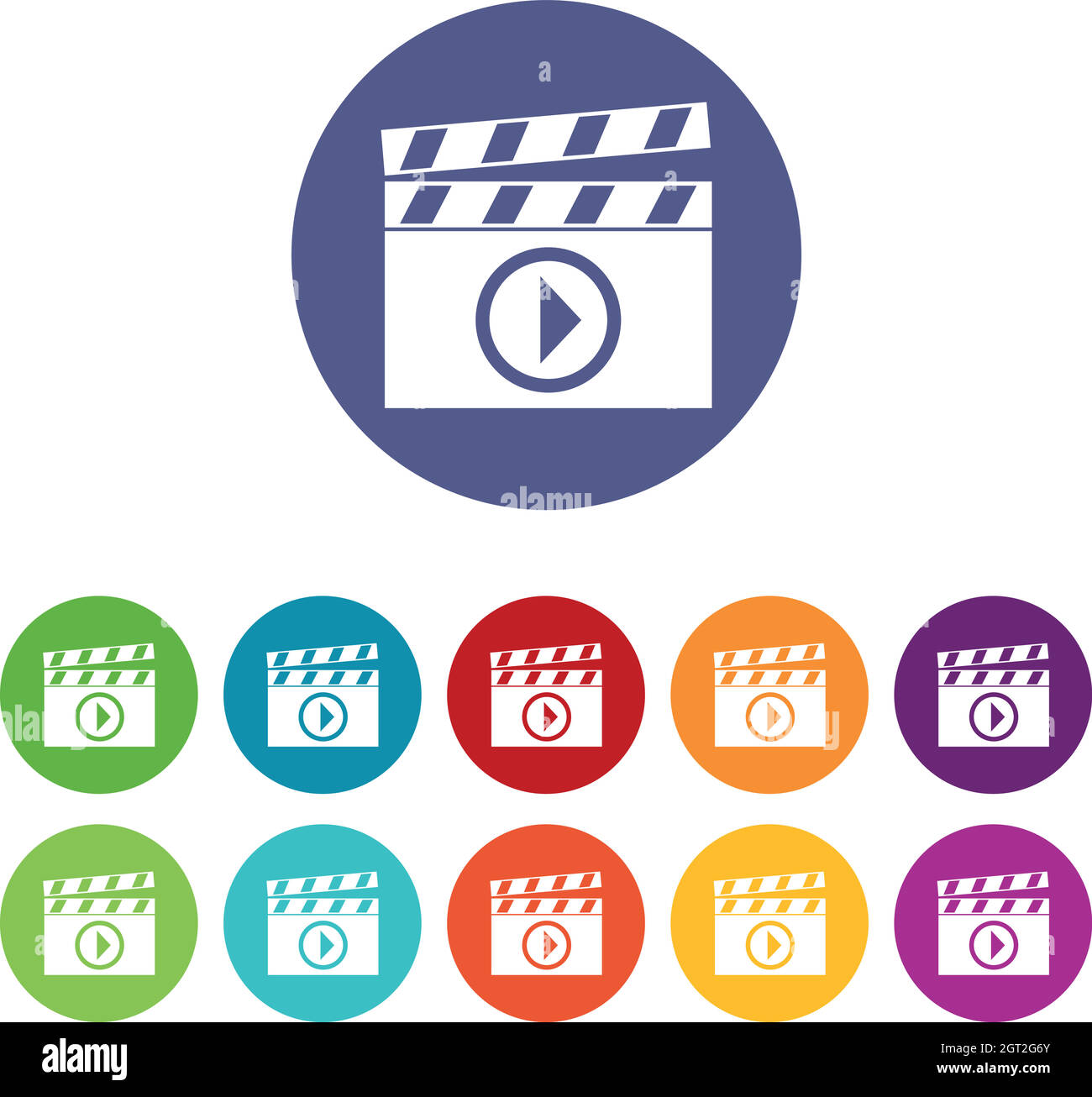 Movie set film shooting Stock Vector Images - Alamy