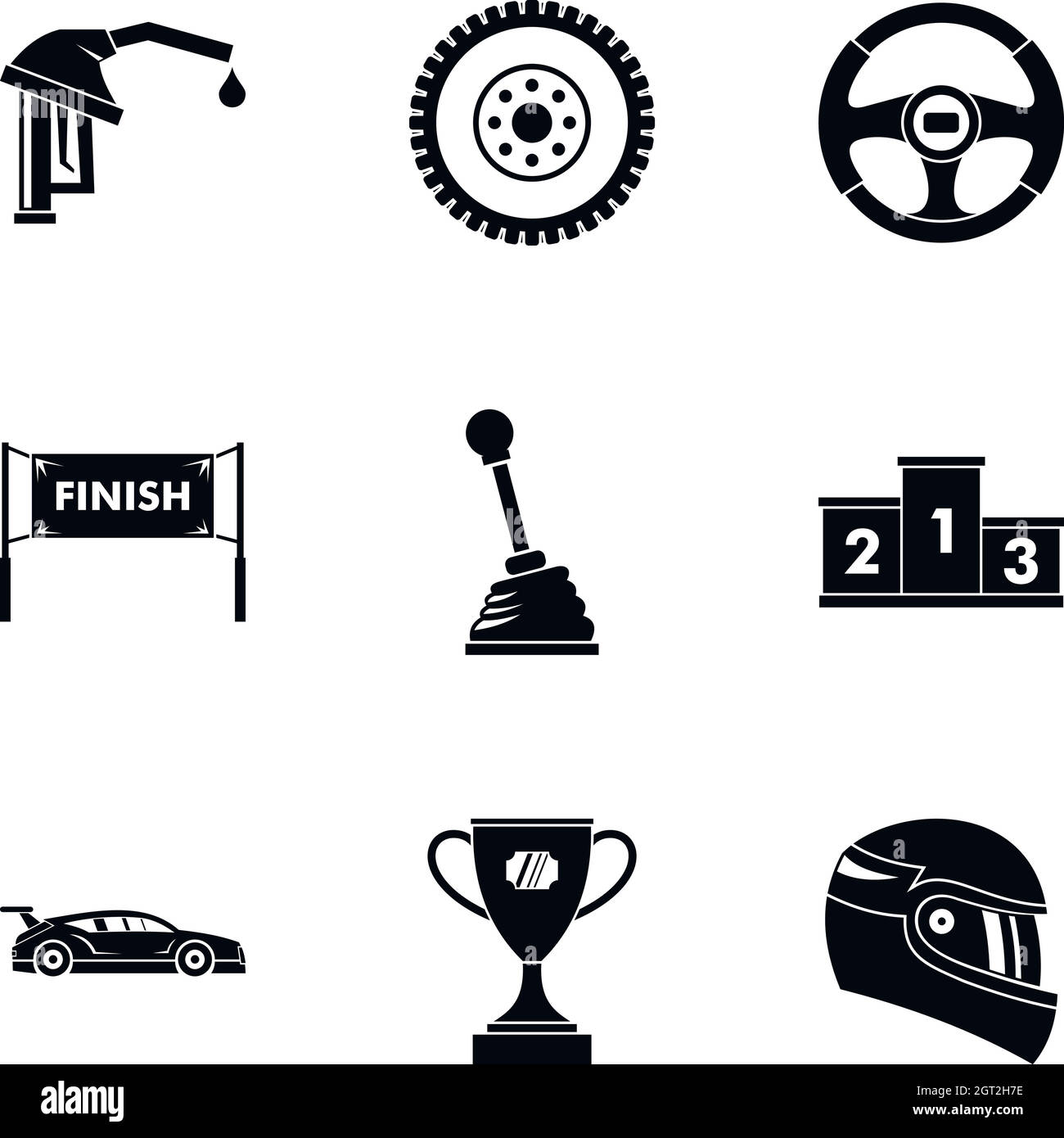 Speed race icons set, simple style Stock Vector Image & Art - Alamy