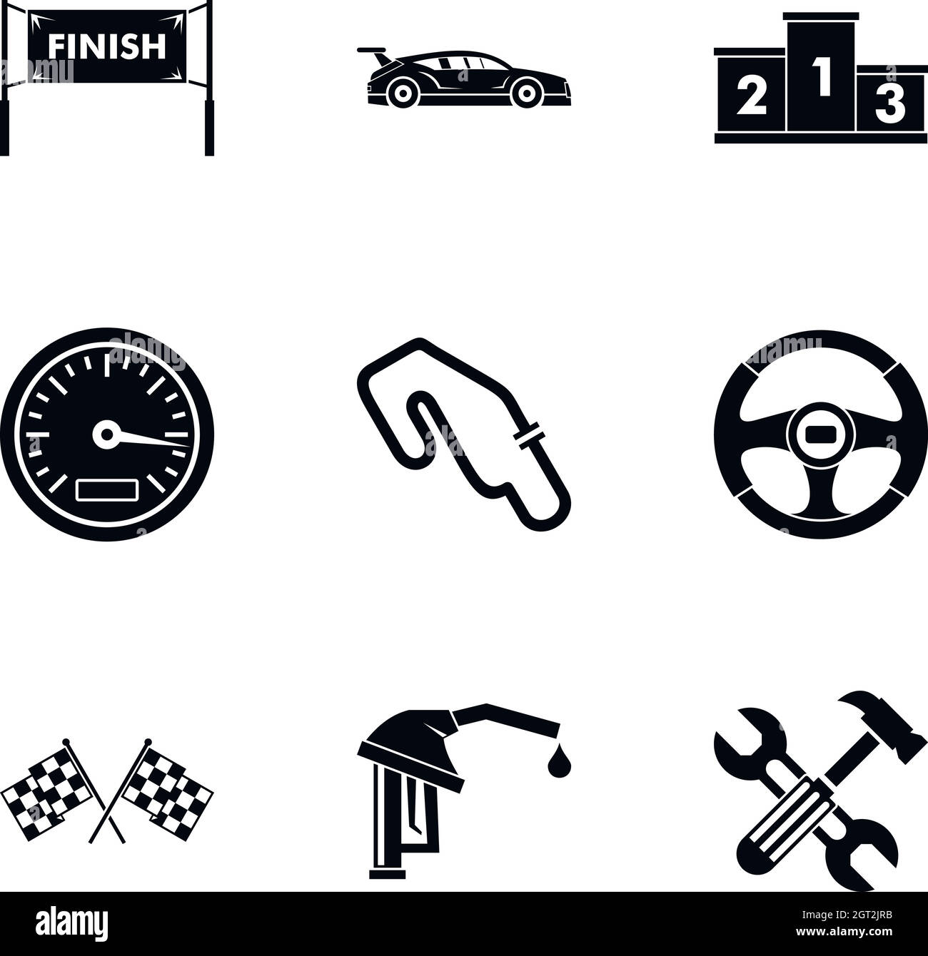 Speed cars icons set, simple style Stock Vector Image & Art - Alamy