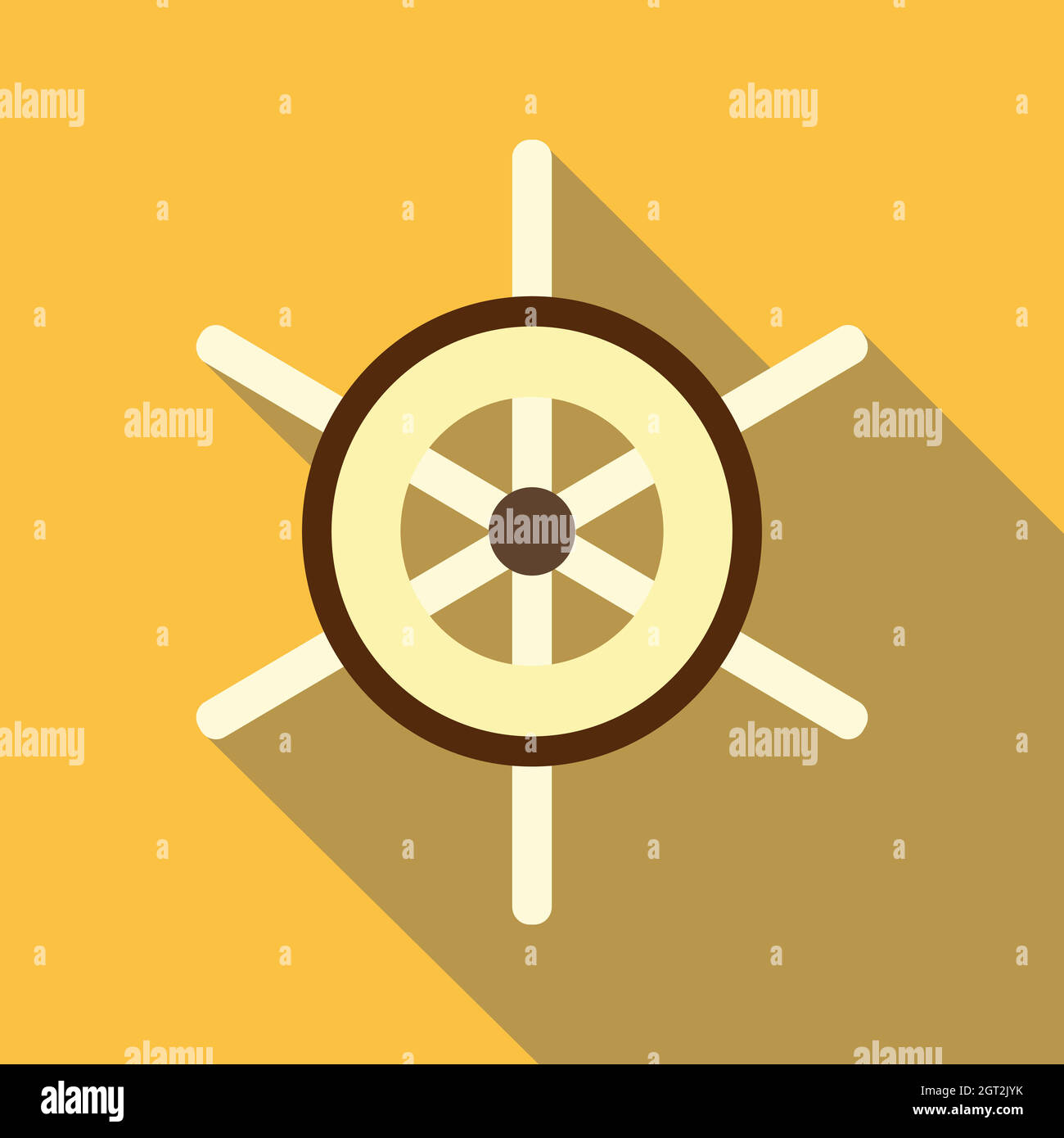Icon steering wheel shadow Stock Vector Images - Alamy