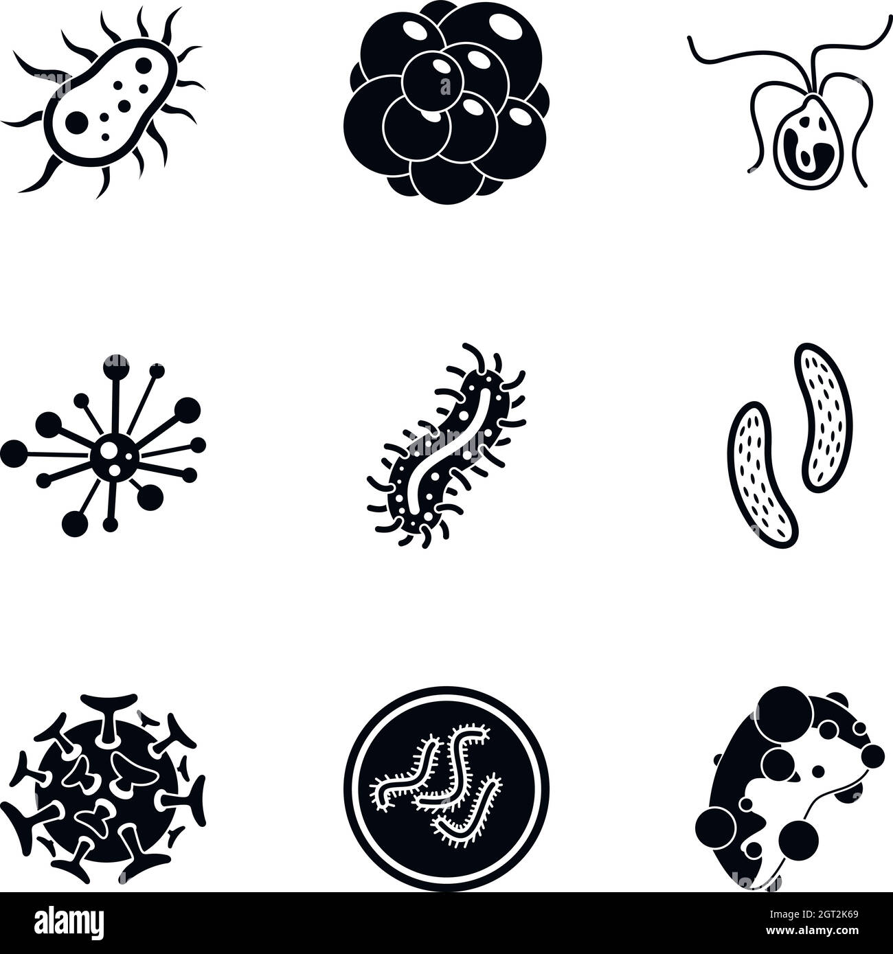 Cells icons set, simple style Stock Vector Image & Art - Alamy
