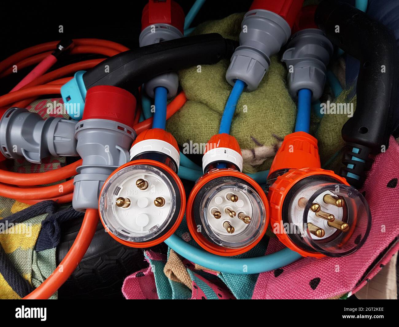 Ev cables hi-res stock photography and images - Alamy