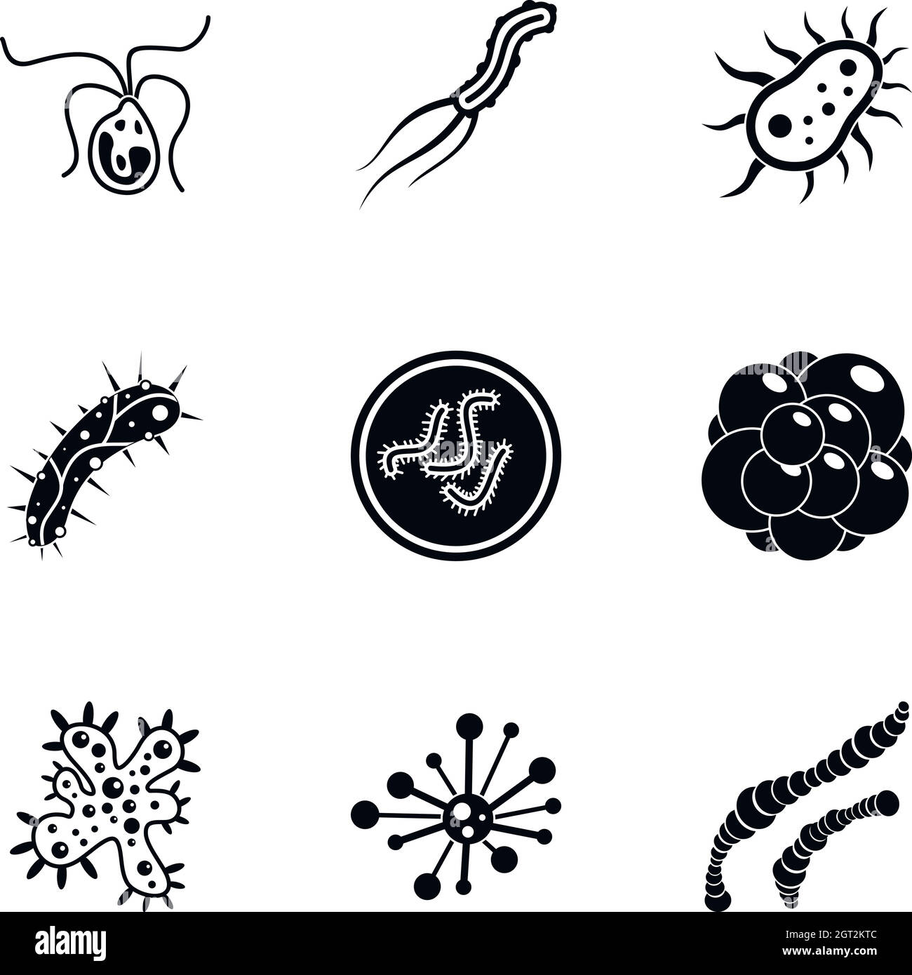 Simple spiral set Stock Vector Images - Alamy