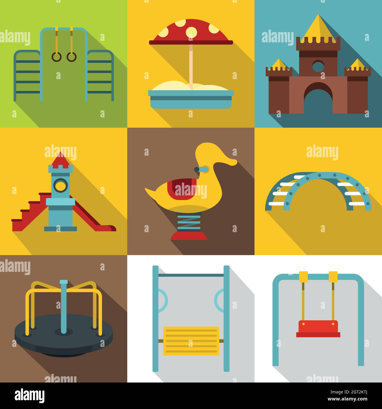Children rides icons set, flat style Stock Vector Image & Art - Alamy Children rides icons set, flat style Stock Vector Image & Art - Alamy